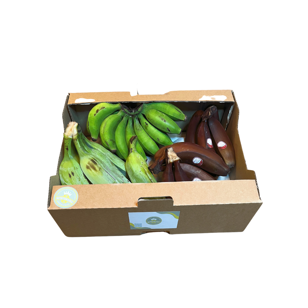 Buy Banana Variety Box Online, 3kg plus| Nutrition Kingz Exotics Ltd